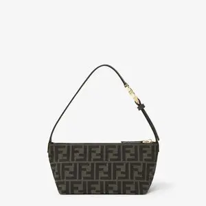Fendi Vanity Pouch Small Ff Zucca Jacquard Fabric Mini-bag